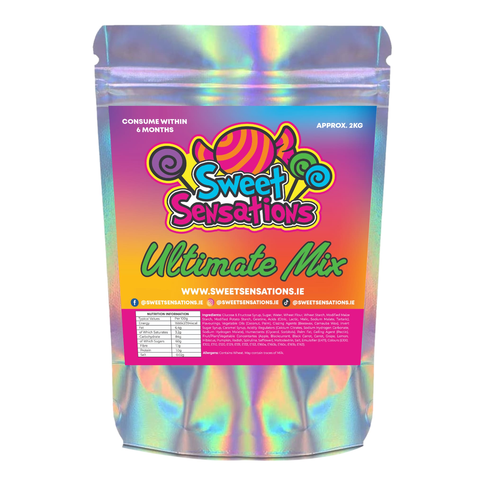 Sweet Sensations Ultimate Mix 2Kg Sweets Bag